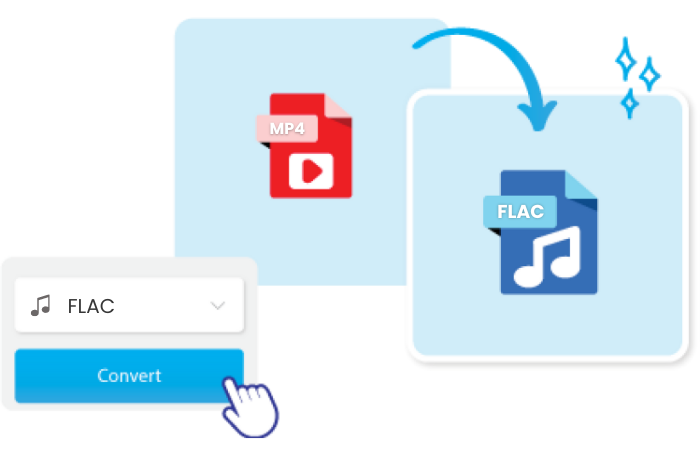 Convert MP4 to FLAC Online for Free
